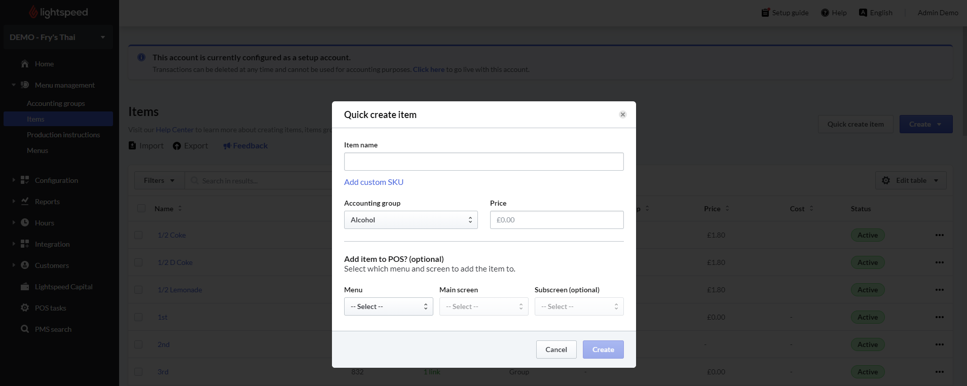 Adding items – Eposability