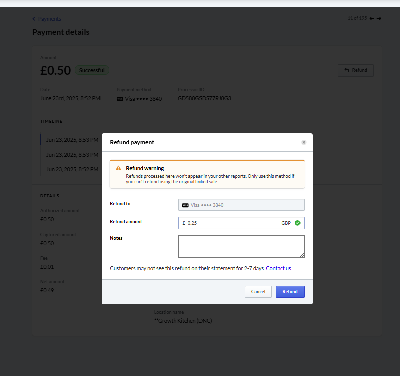 How to Process refunds with Lightspeed Payments – Eposability