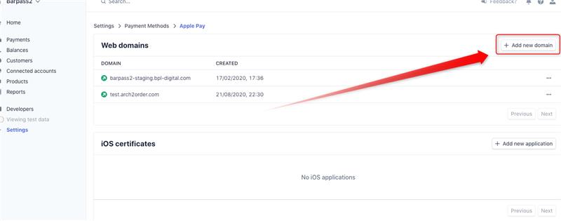 Configuring Apple Pay on Arch 2 Order – Eposability