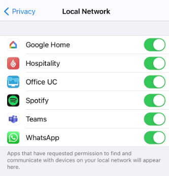 Changing iPad Local Network Settings – Eposability