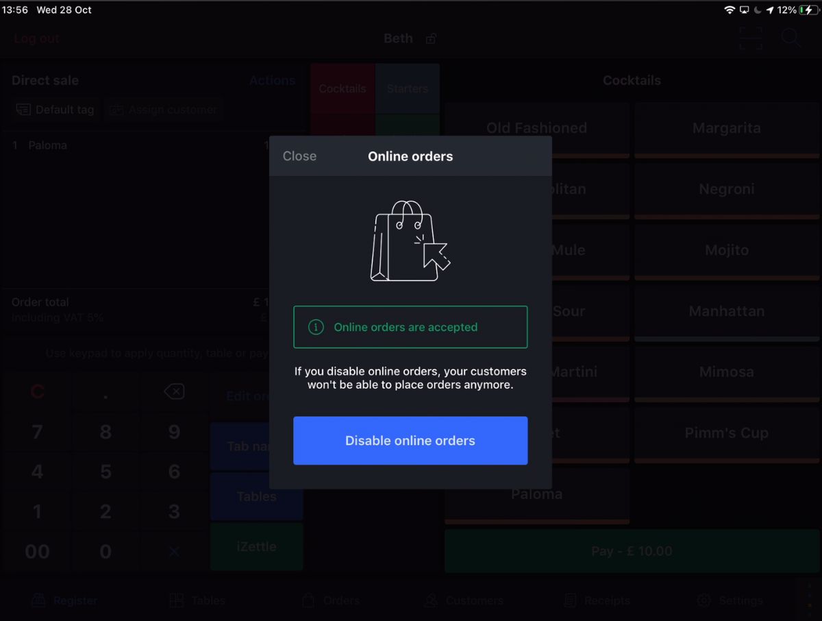Enabling Online Ordering – Eposability