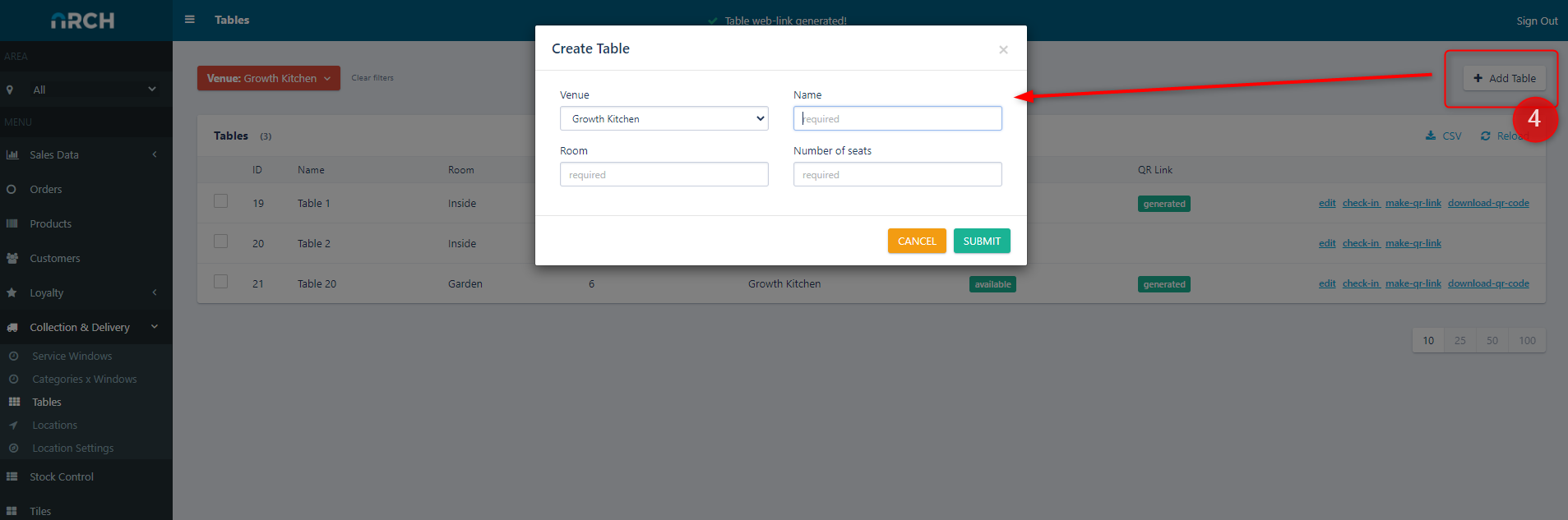 How to set up At Table ordering using QR codes – Eposability