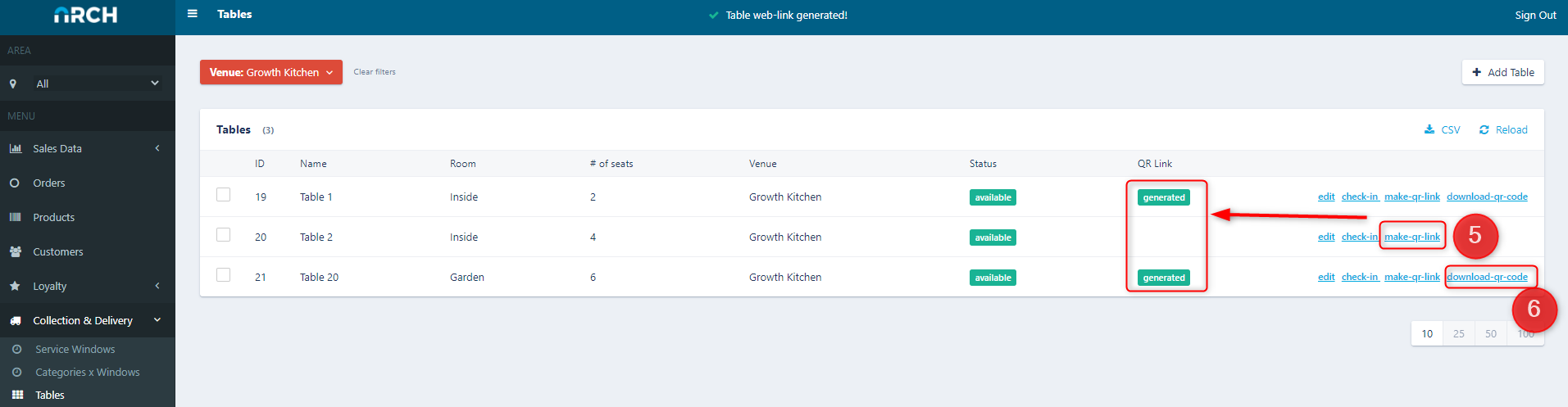 How to set up At Table ordering using QR codes – Eposability