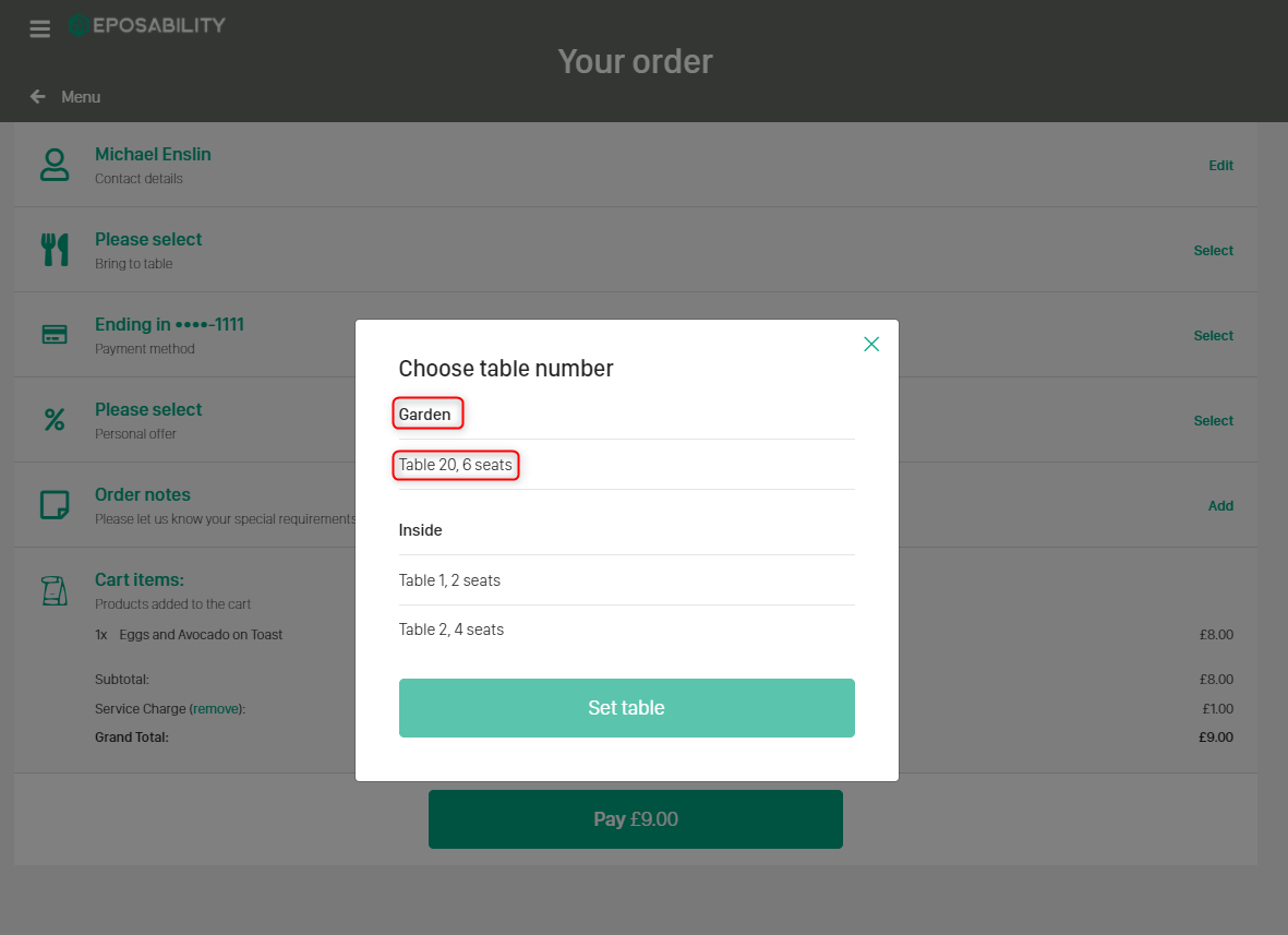 How to set up At Table ordering using QR codes – Eposability